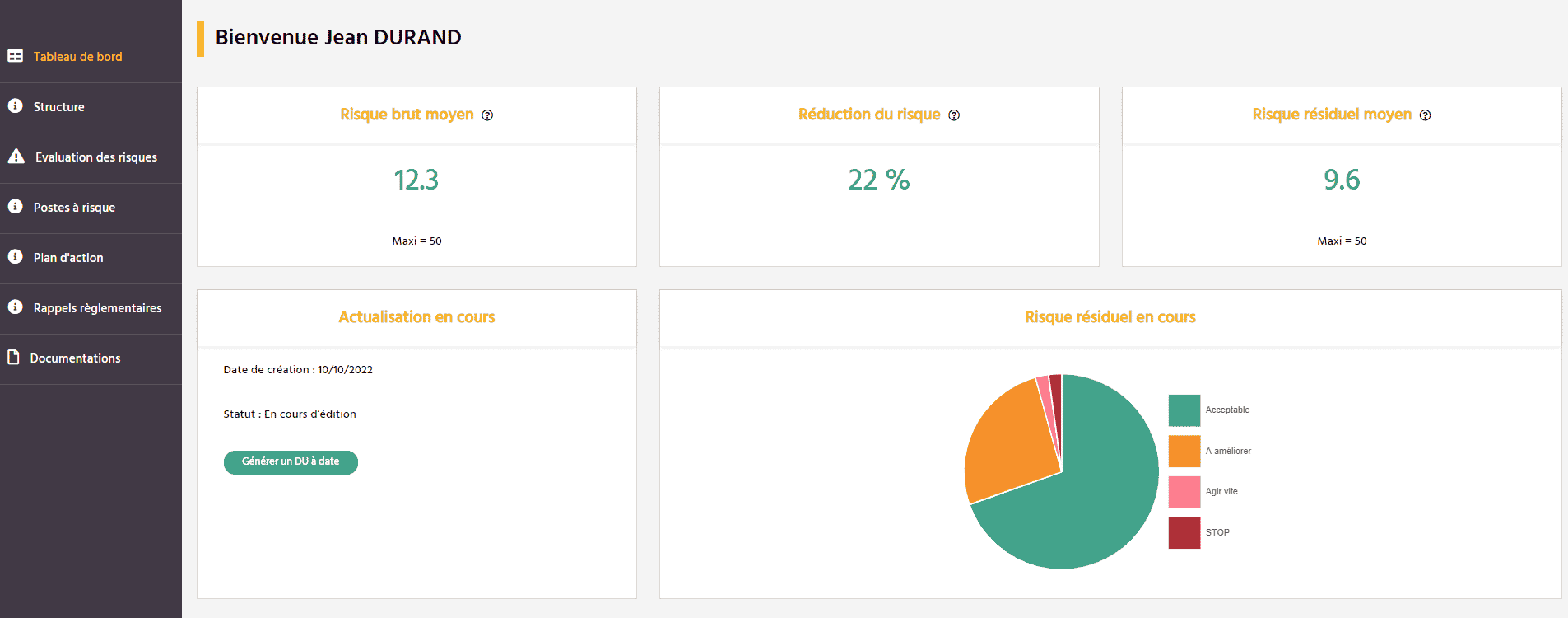 Document Unique en ligne - DUERP-Online